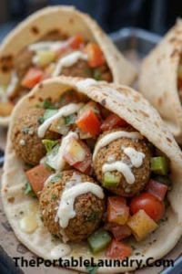 Zero Oil Lebanese Crispy Falafel Recipe