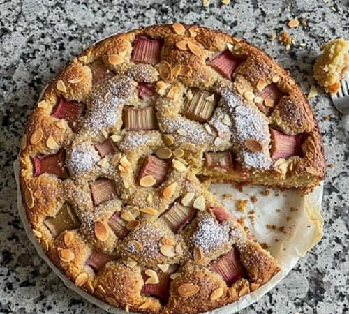 Rhubarb Almond Cake Recipe (Too Good To Ignore)