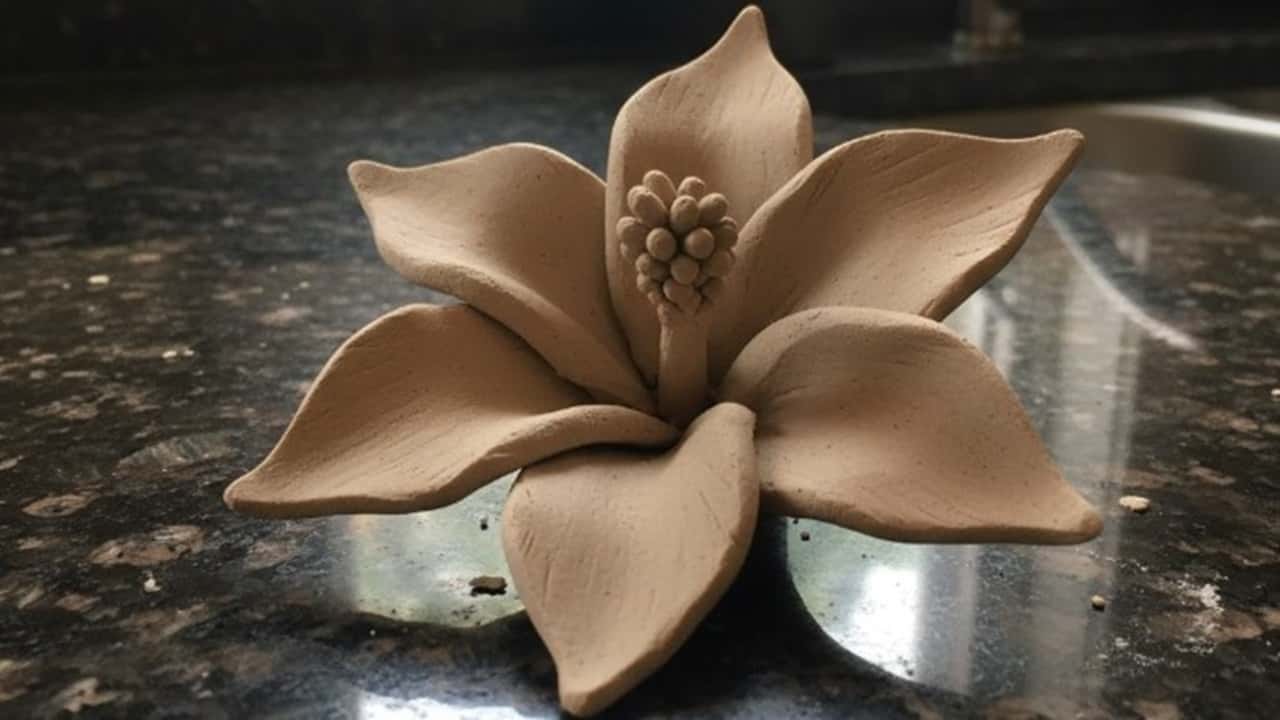 13 Unique Air Dry Clay Flowers You Can Make at Home
