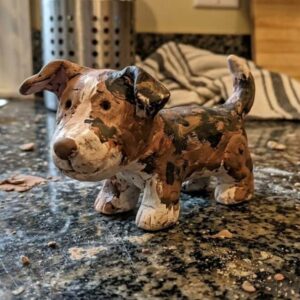 Dog Clay Sculpture That Actually Looks Like a Dog